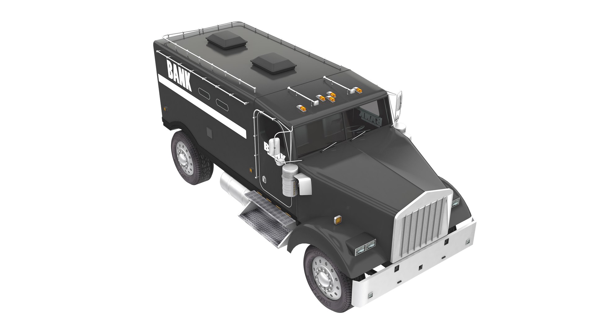 Armored car bank 3D - TurboSquid 1608052