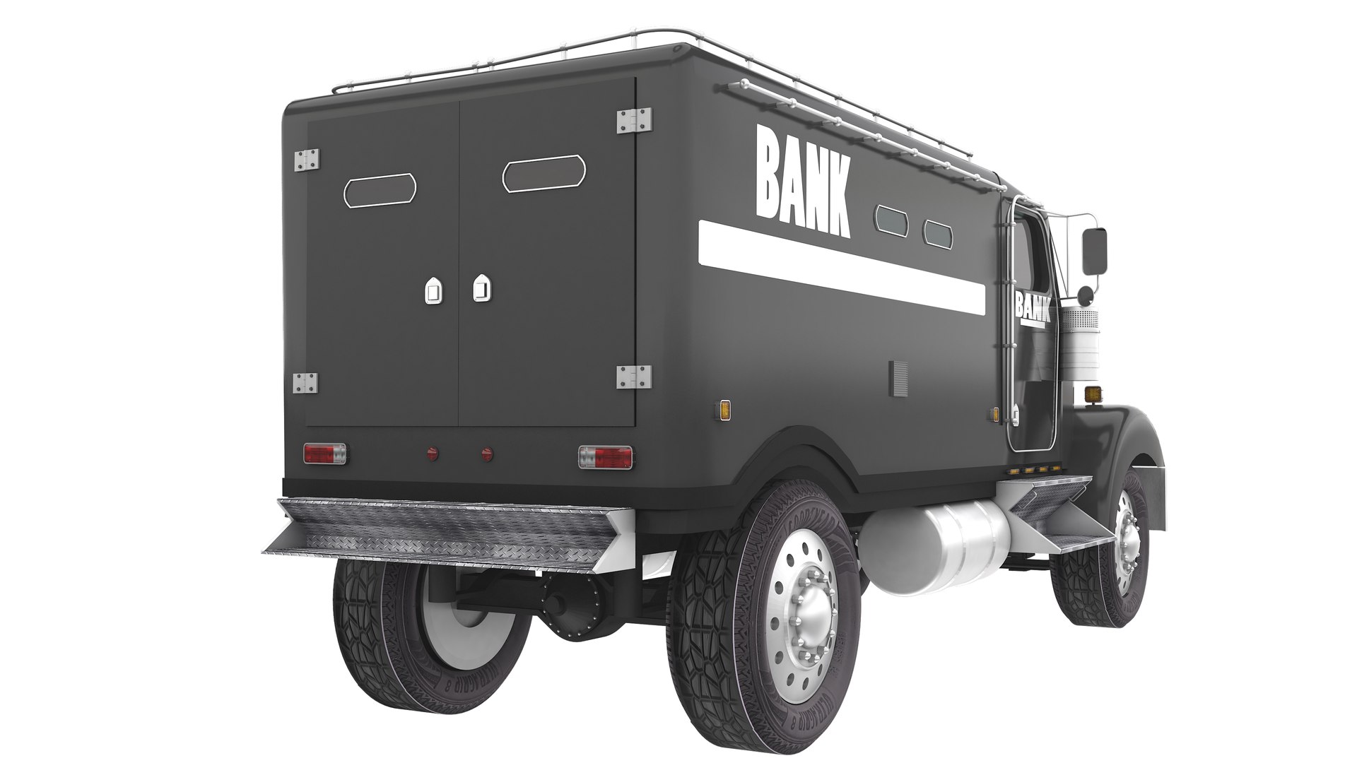 Armored car bank 3D - TurboSquid 1608052