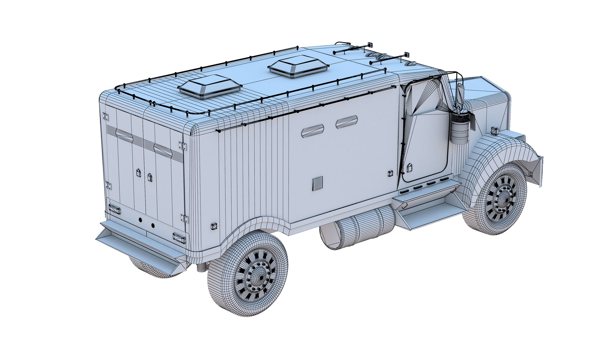 Armored car bank 3D - TurboSquid 1608052