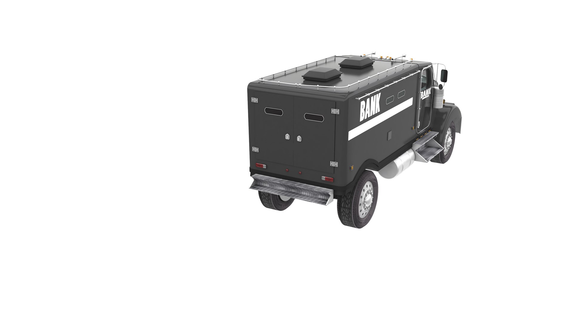 Armored car bank 3D - TurboSquid 1608052