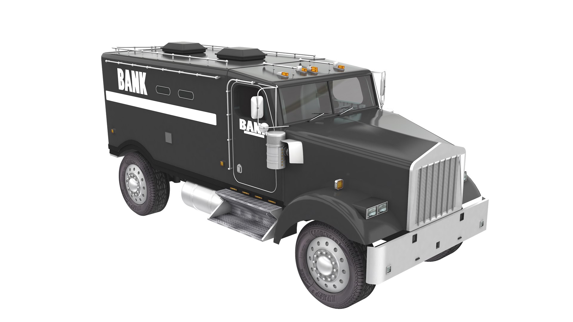 Armored Car Bank 3D - TurboSquid 1608052