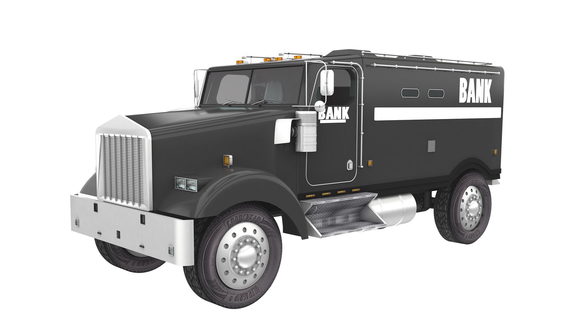 Armored car bank 3D - TurboSquid 1608052