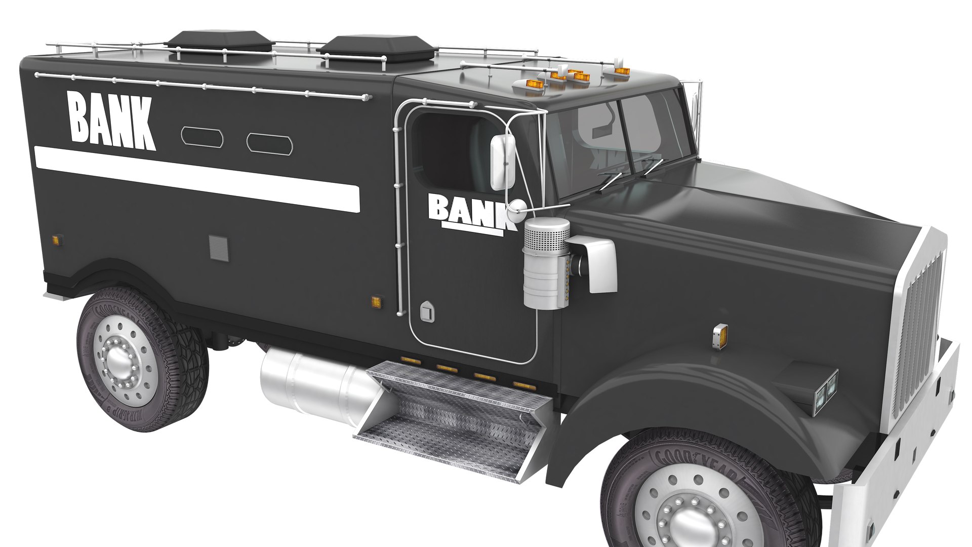 Armored car bank 3D - TurboSquid 1608052