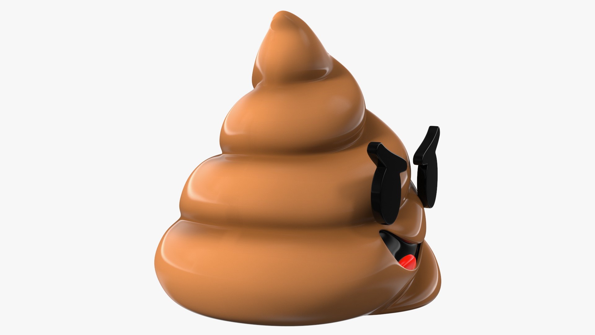 Smirk Poop Emoji Smile 3D Model - TurboSquid 1801260