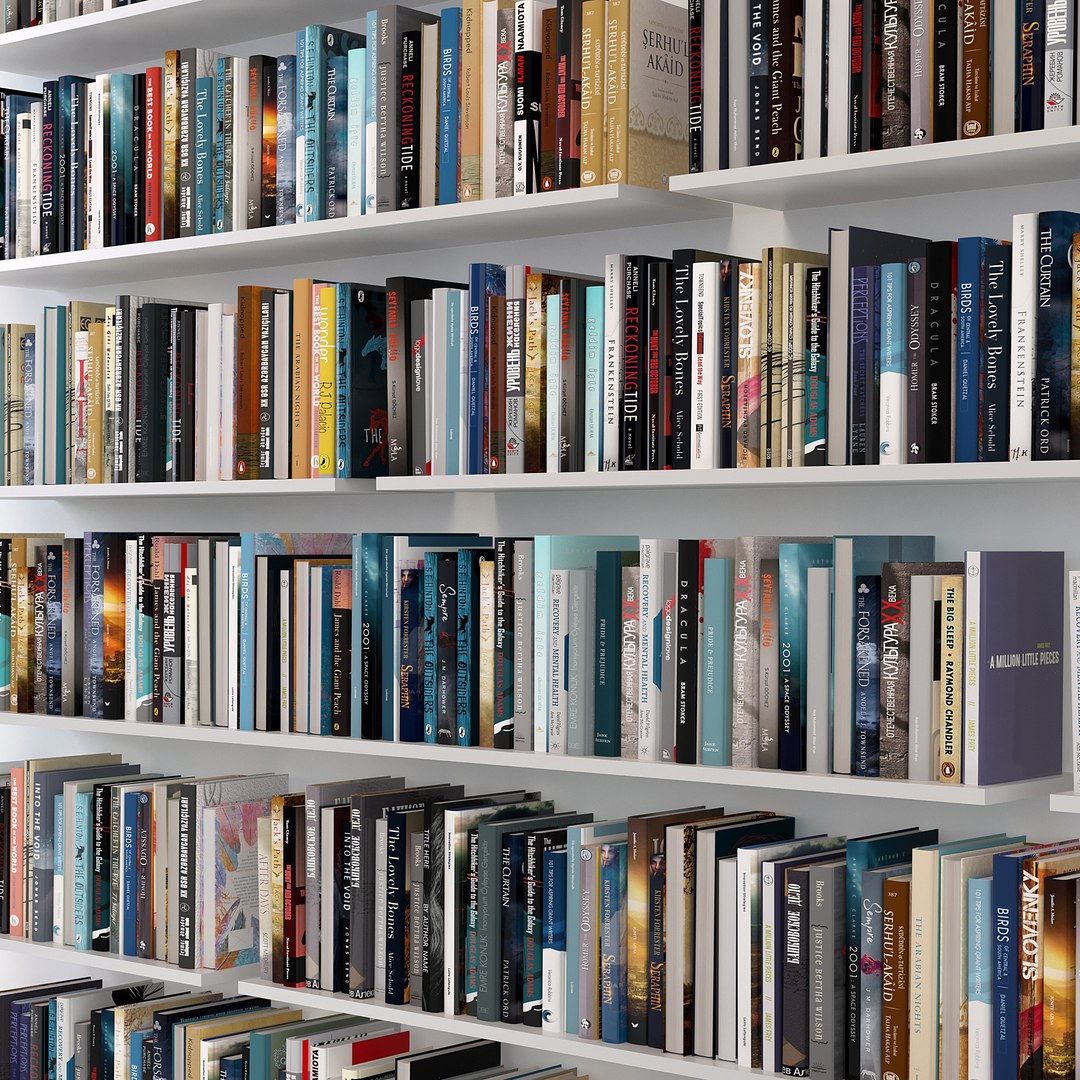 Editable Random Books 3D - TurboSquid 1966626