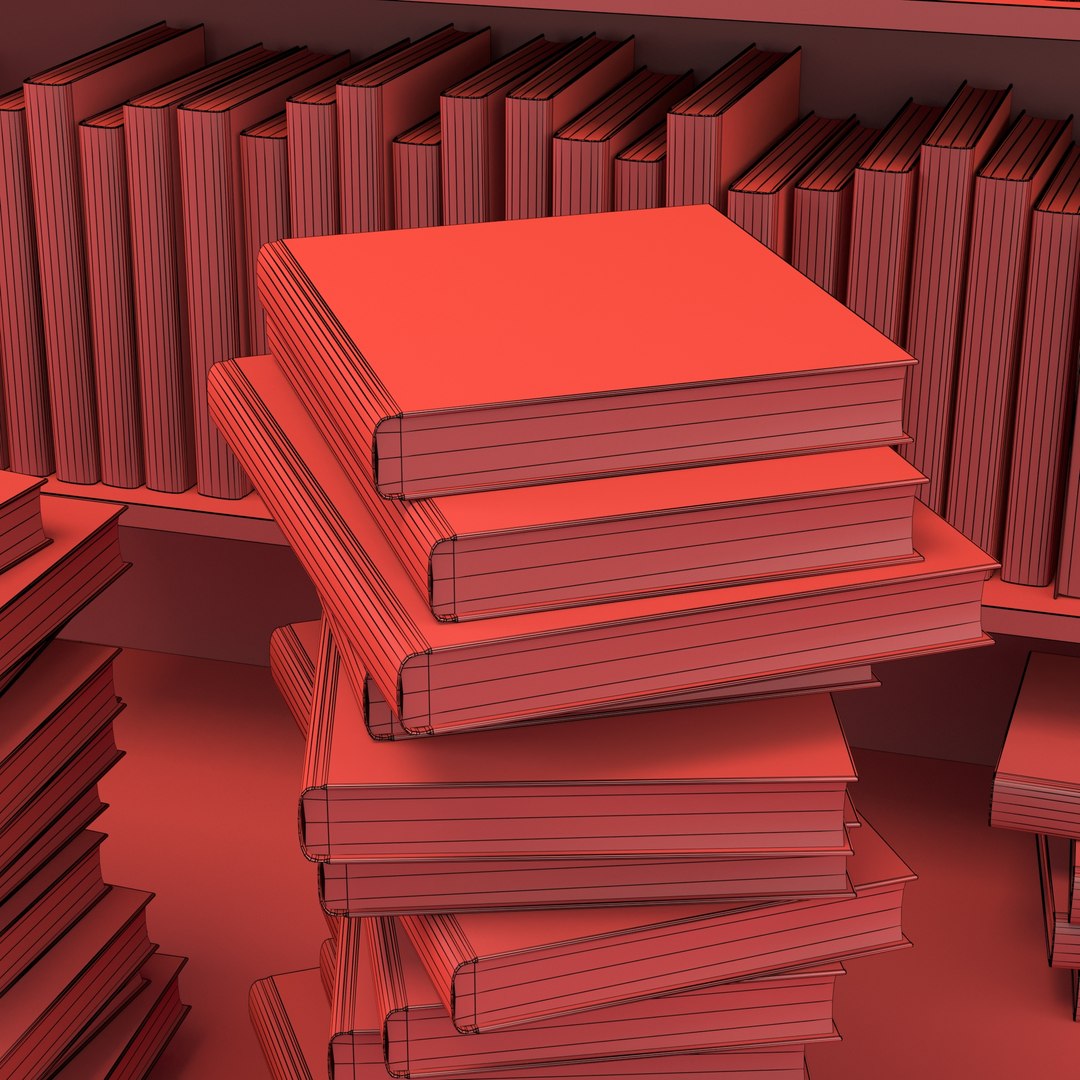 Editable Random Books 3D - TurboSquid 1966626