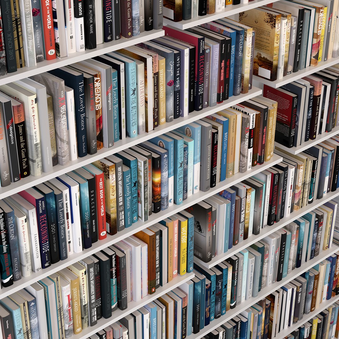 Editable Random Books 3D - TurboSquid 1966626