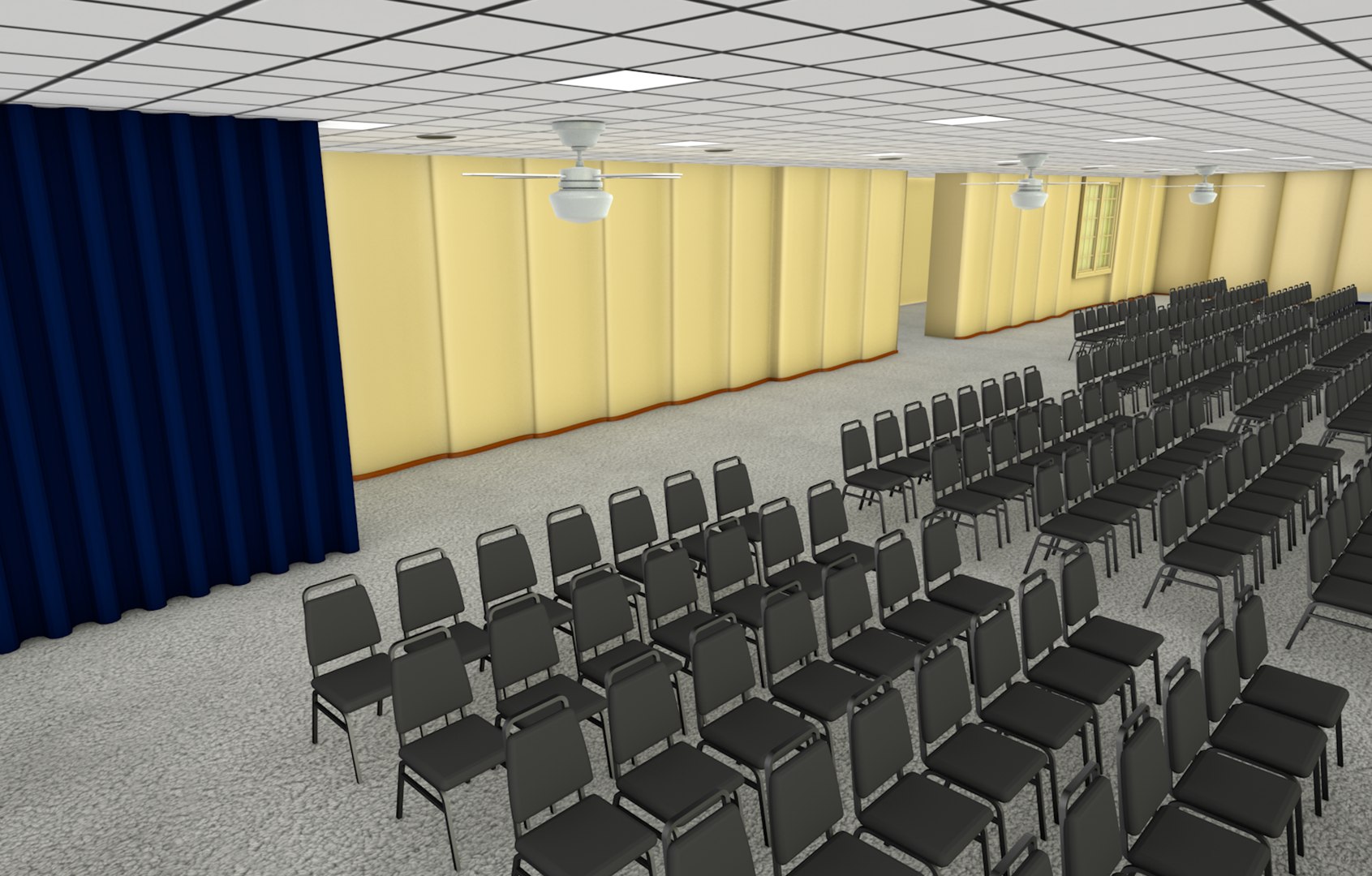 Venue Stage Chairs Model - TurboSquid 1361484