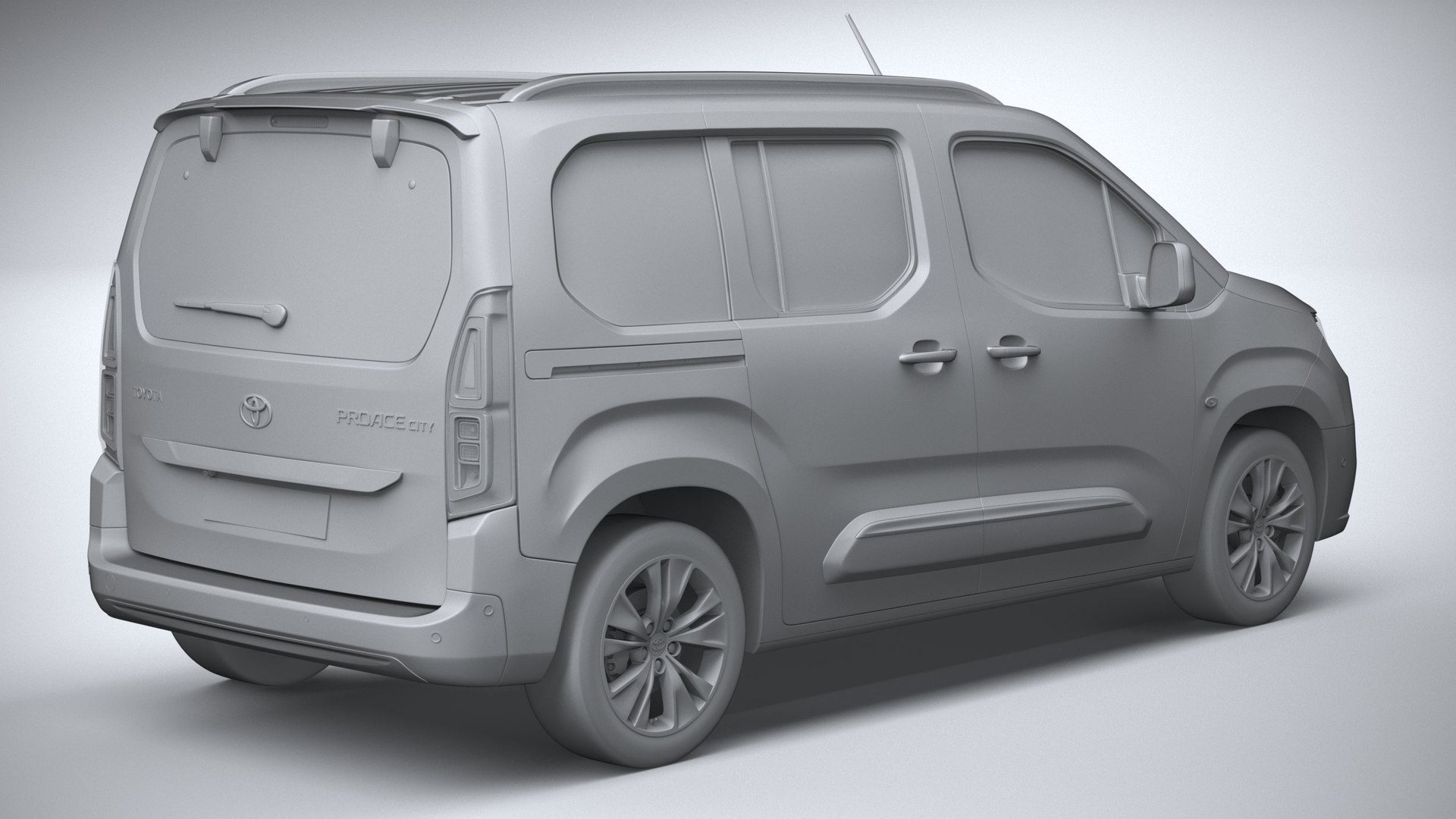 3D Toyota ProAce City Verso 2025 - TurboSquid 2356068