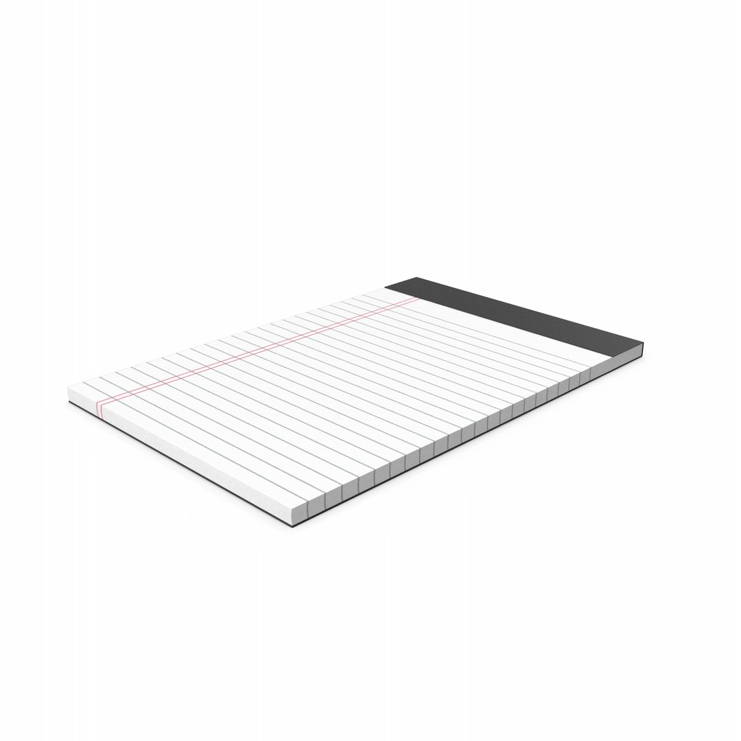 Legal Pad 3D - TurboSquid 1848319