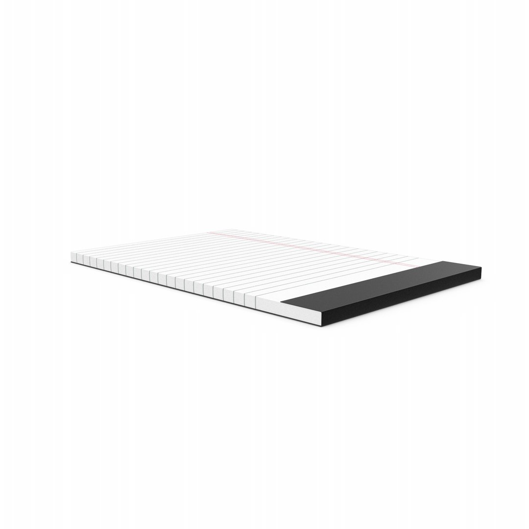 Legal Pad 3D - TurboSquid 1848319