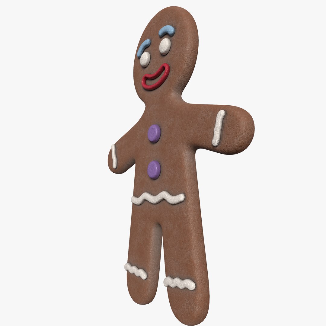 Gingerbread Man Model - TurboSquid 2022982