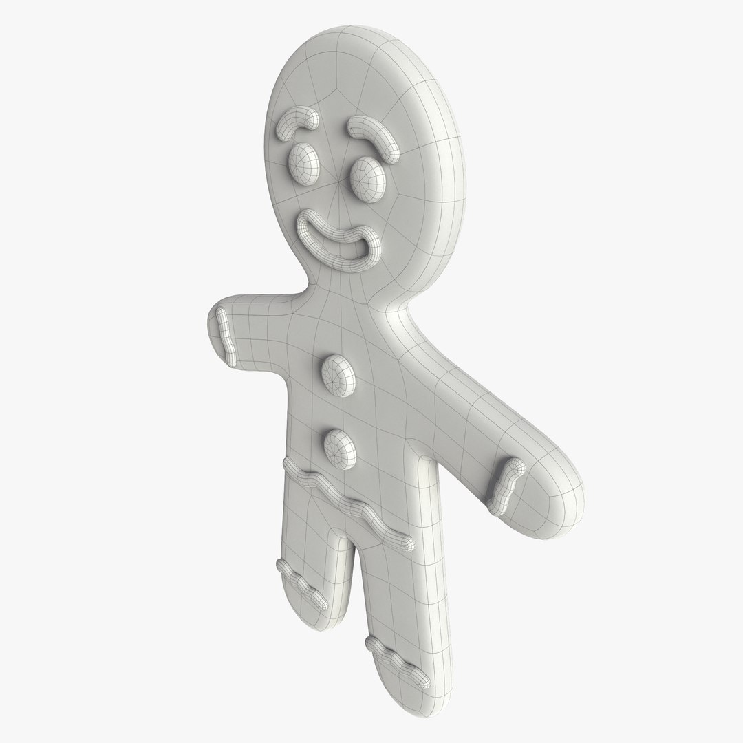 Gingerbread Man Model - TurboSquid 2022982