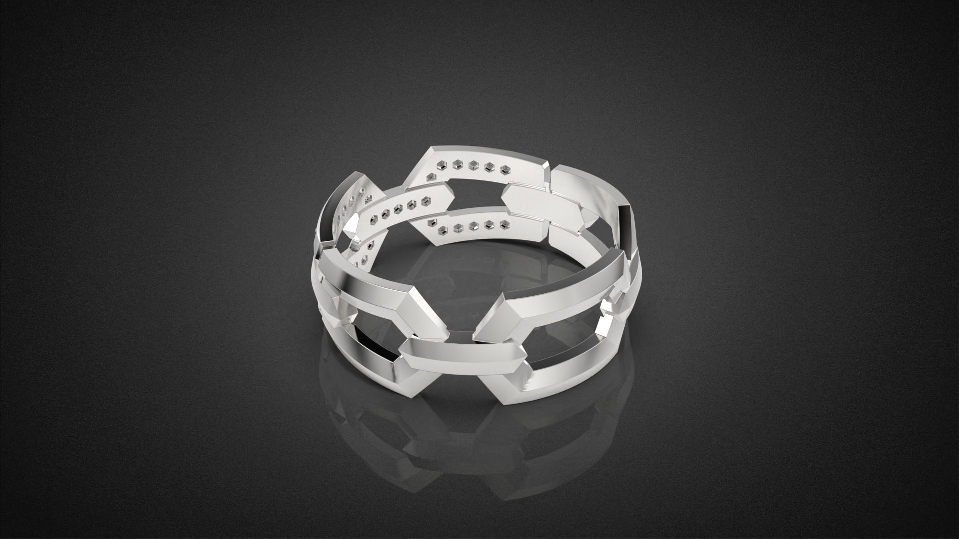 3D Model Wedding Chains Ring All Sizes R49 3D Print Model - TurboSquid ...