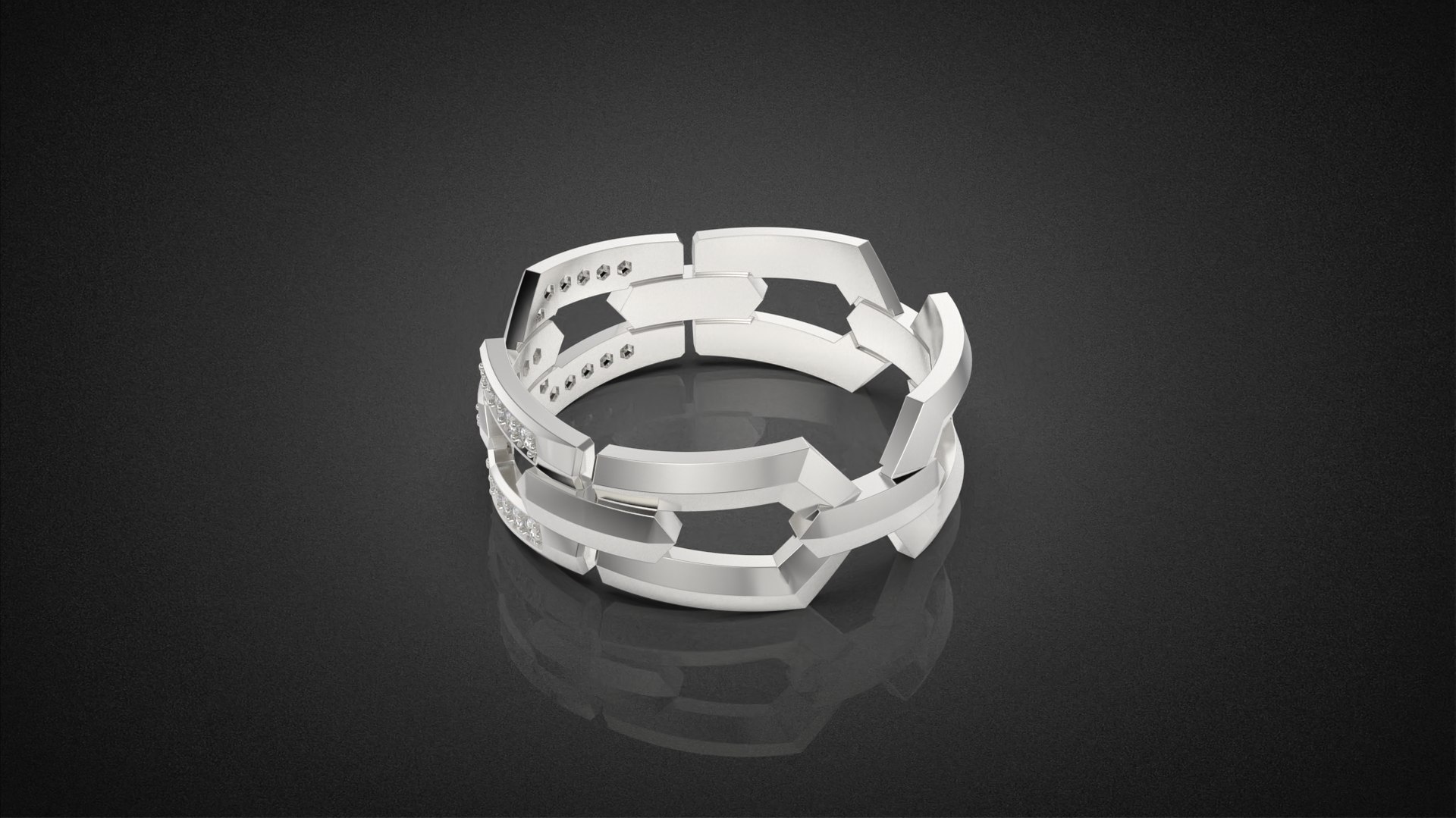 3D Model Wedding Chains Ring All Sizes R49 3D Print Model - TurboSquid ...