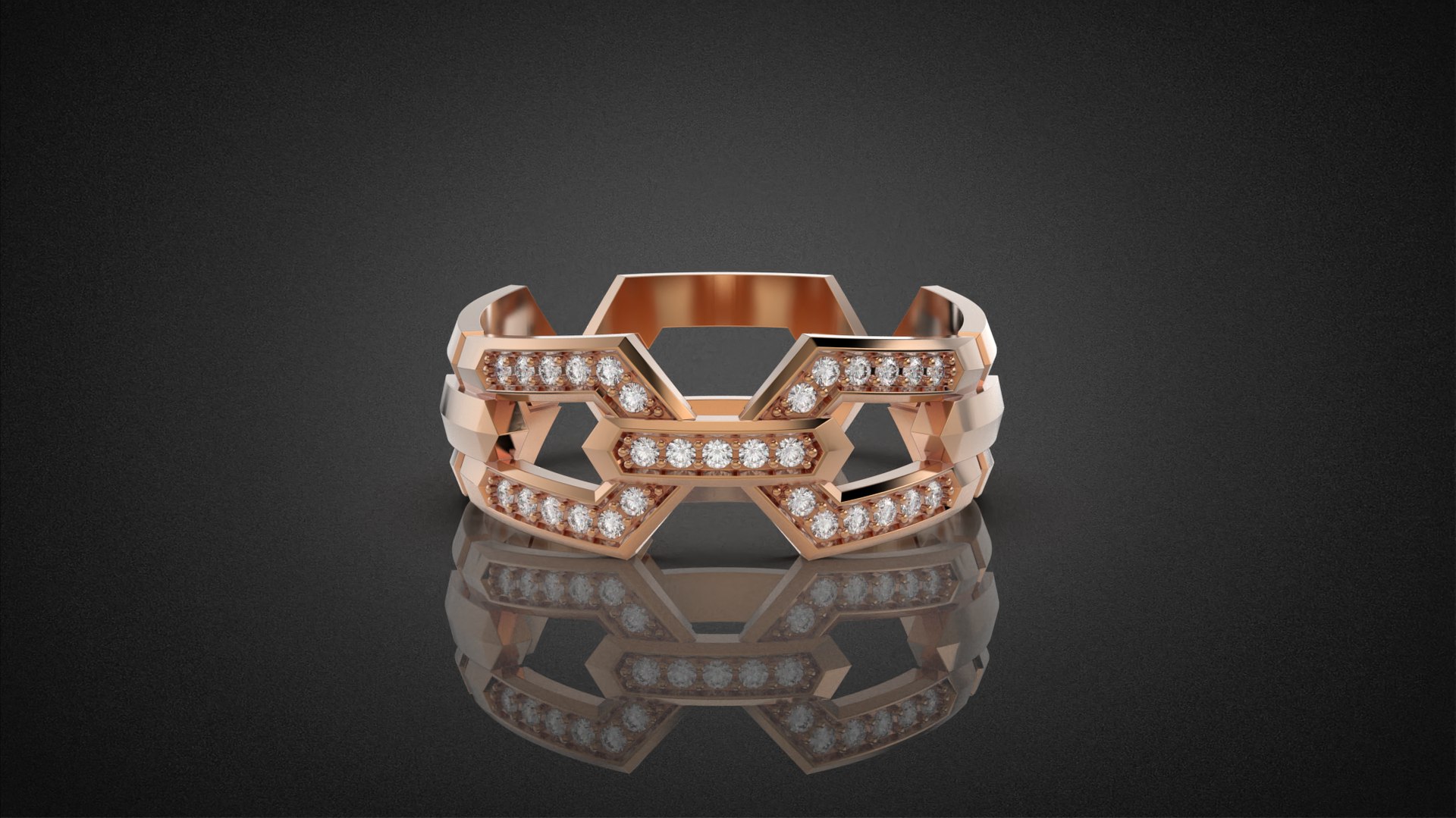 3D Model Wedding Chains Ring All Sizes R49 3D Print Model - TurboSquid ...