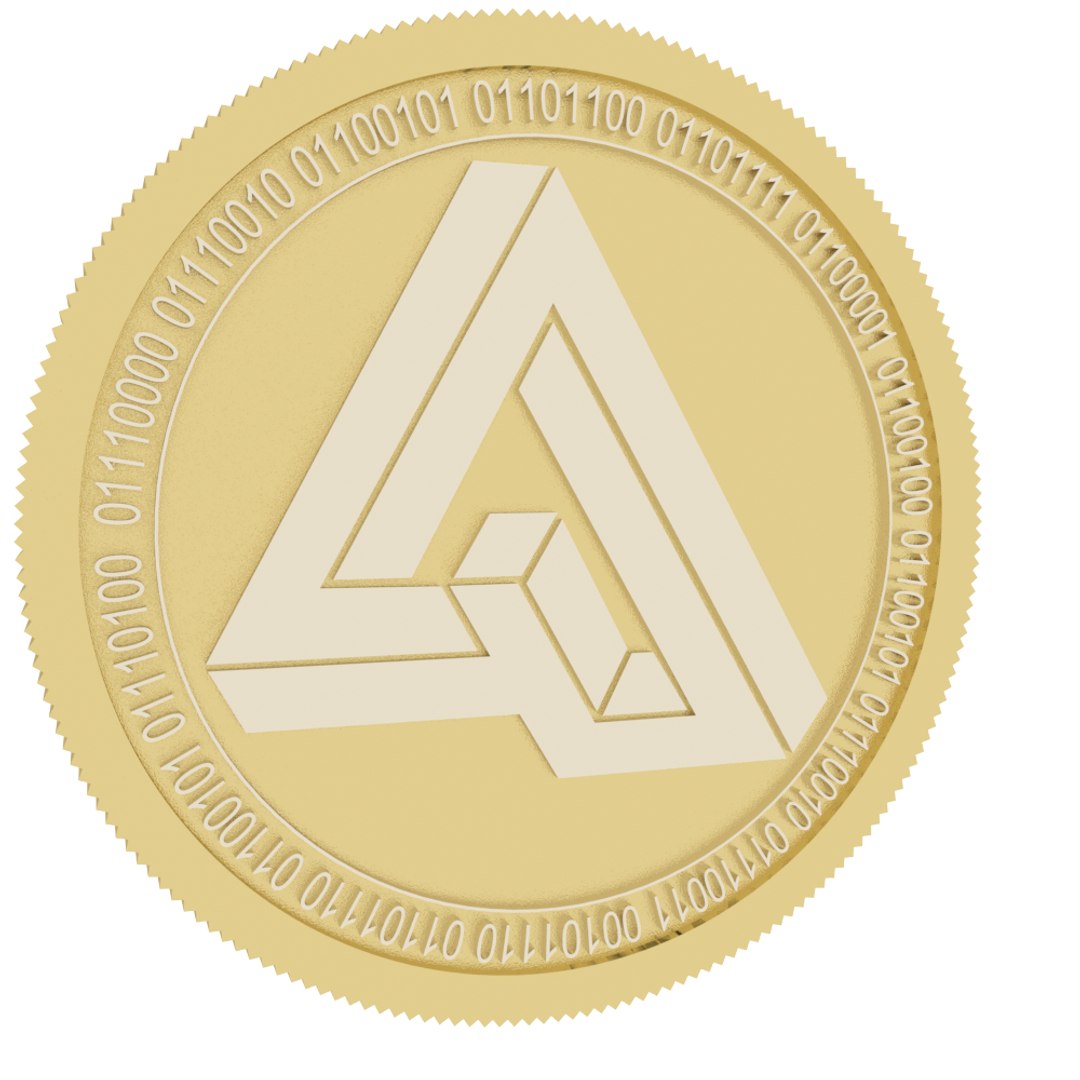 Hoard gold coin 3D - TurboSquid 1606072