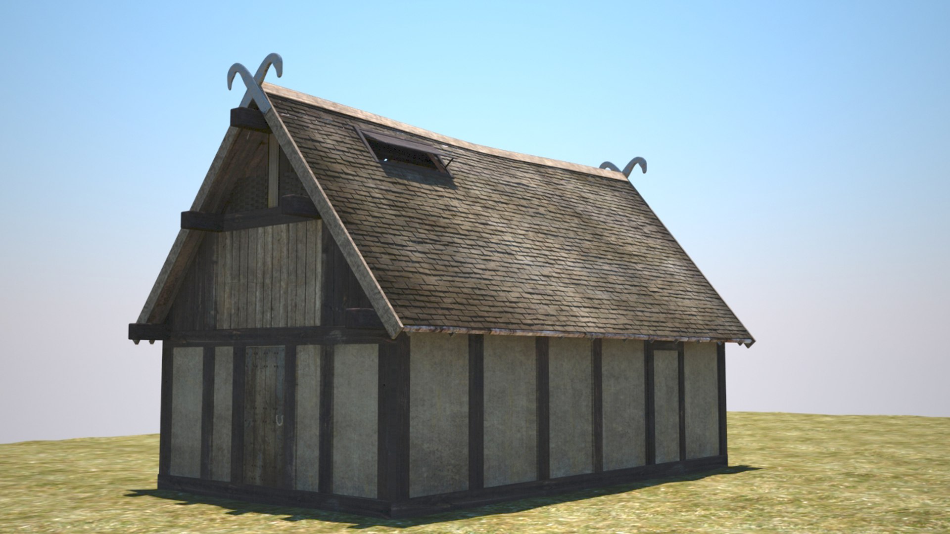 Viking Building 3d Model