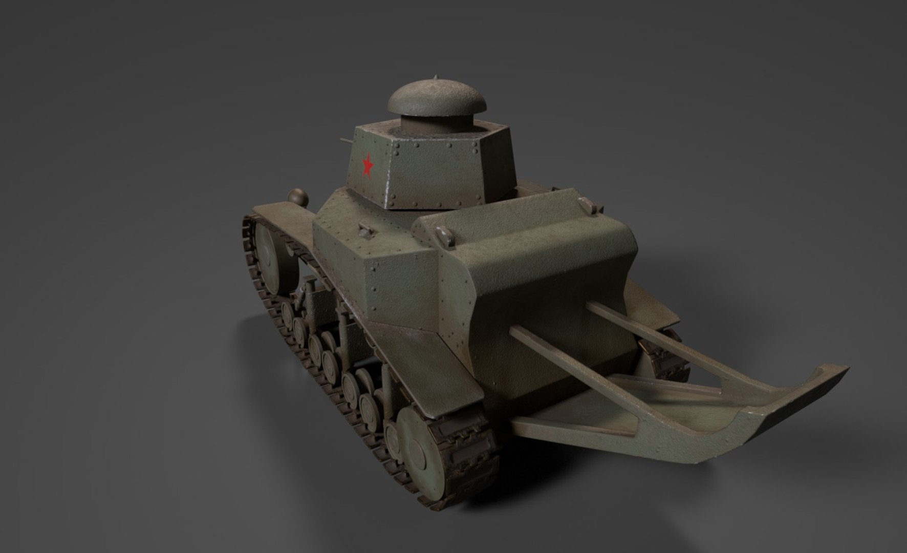 3D Model Tank Mc-1 T-18 - TurboSquid 1322798