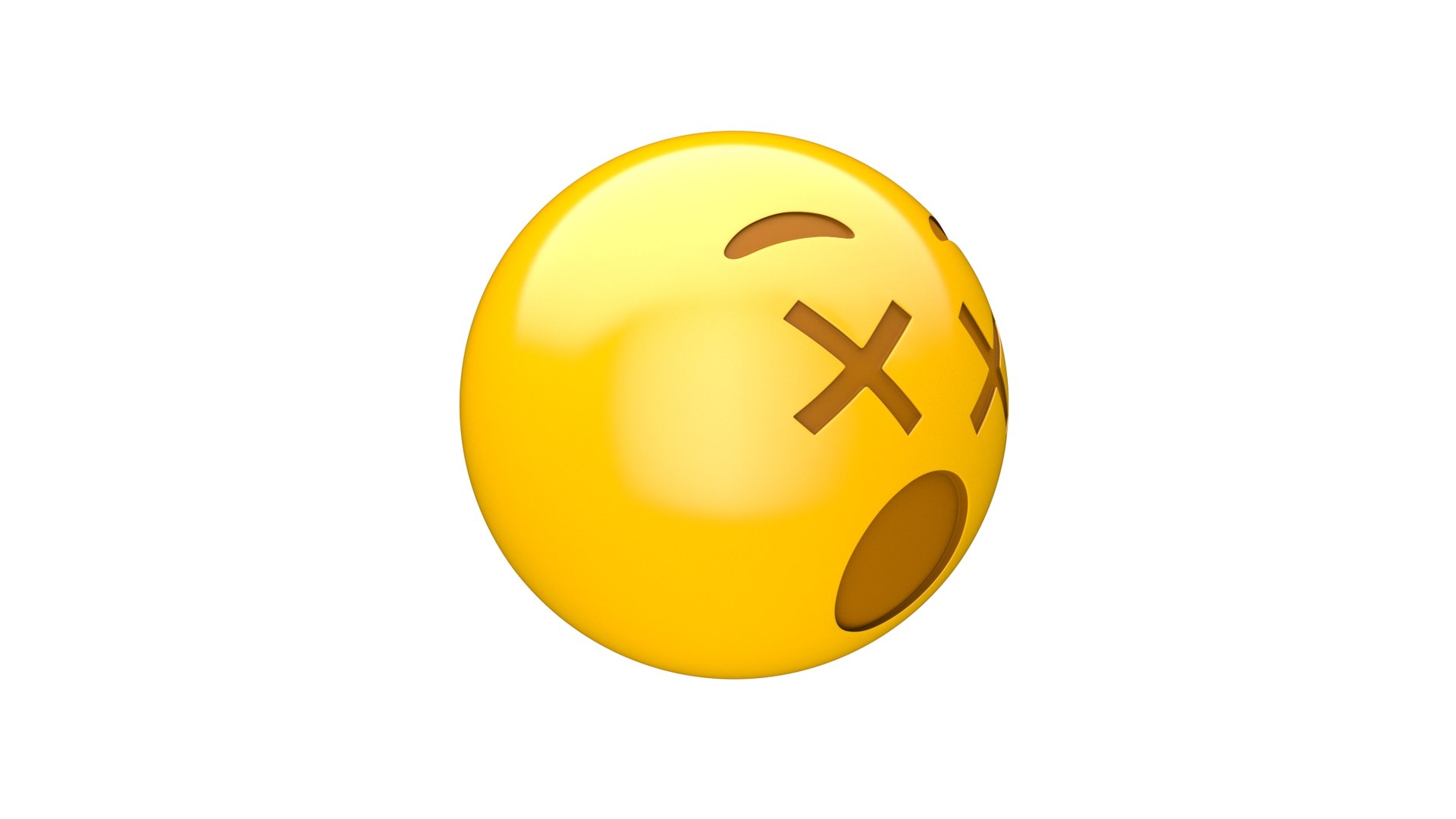 3D model Apple Dizzy Face - TurboSquid 1748312