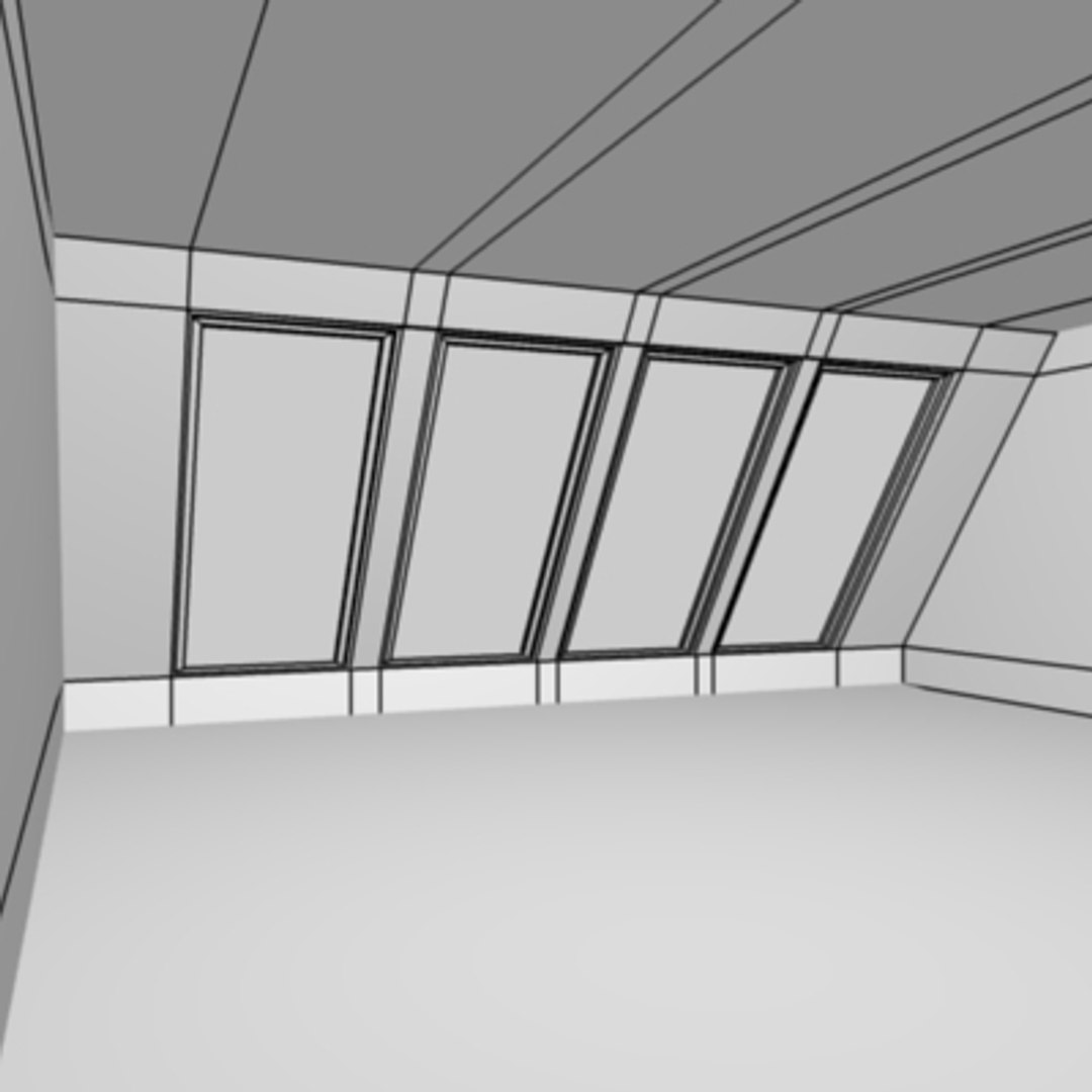 3d Windows Interior Scene