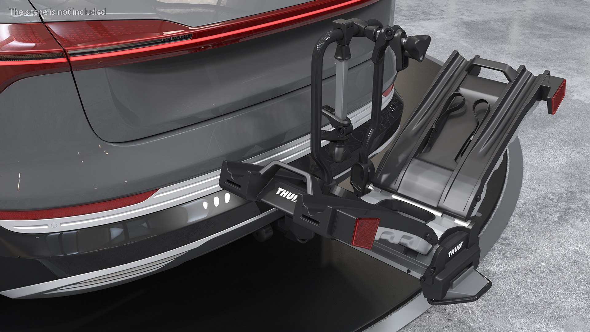 3D Model Thule EasyFold XT2 Bike Racks Rigged - TurboSquid 1723002