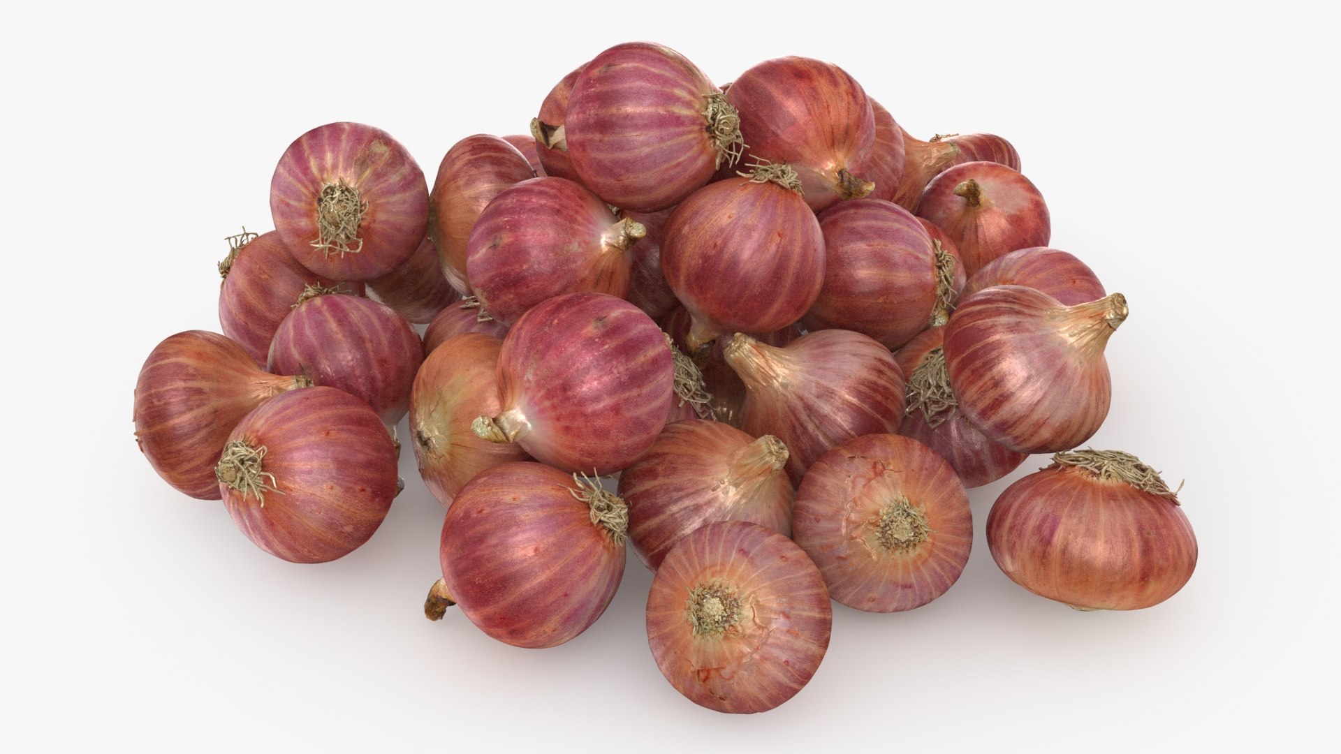 Shallots Pile V2 3D Model - TurboSquid 2213001