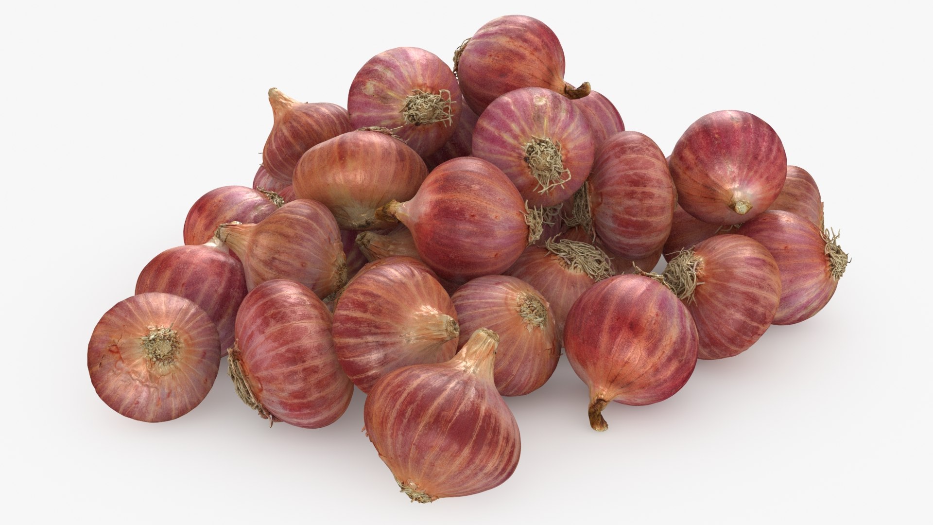 Shallots Pile V2 3D Model - TurboSquid 2213001