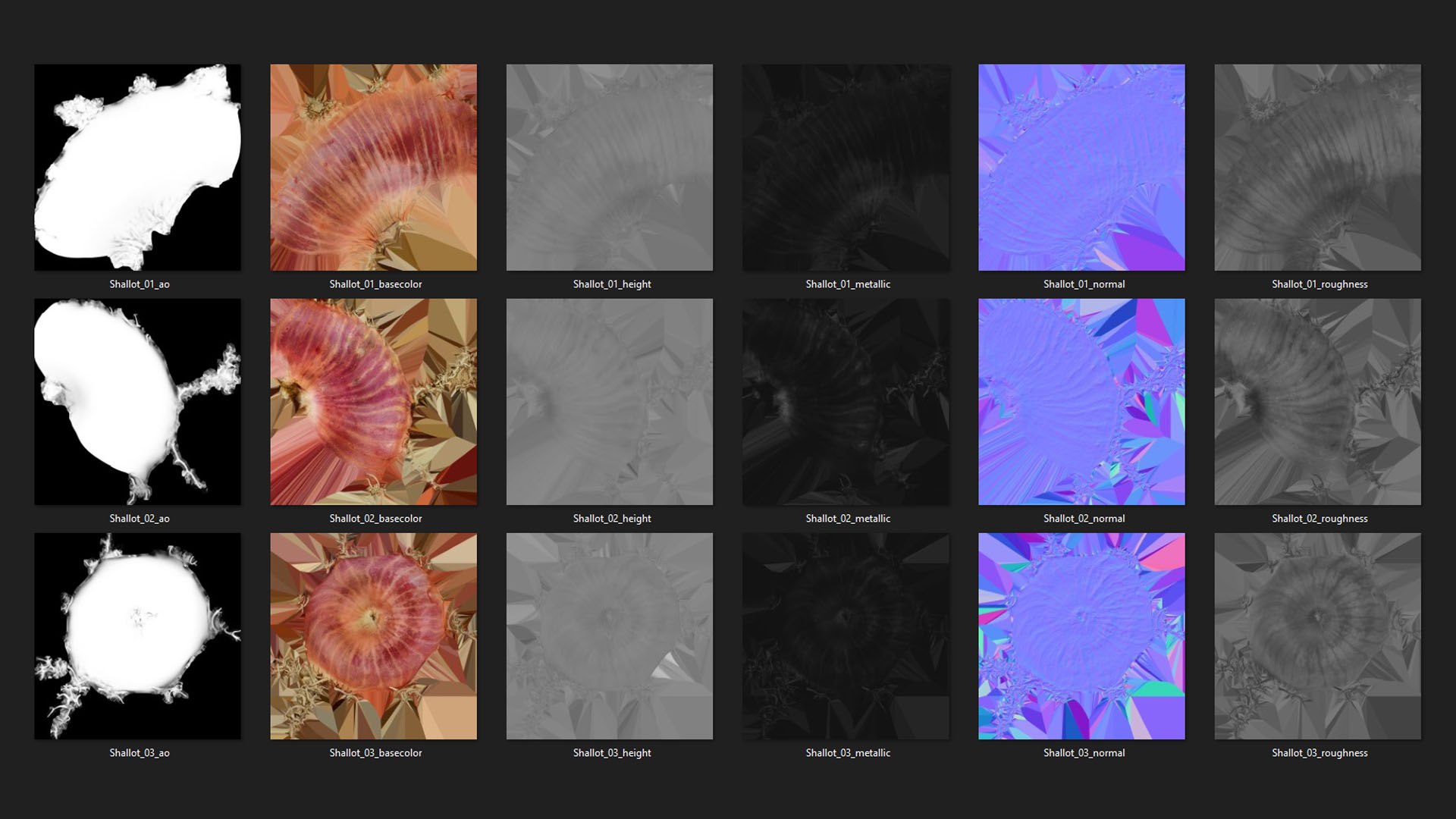 Shallots Pile V2 3D Model - TurboSquid 2213001