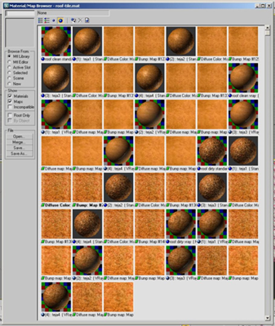 Maya Roof Tile House Dirty