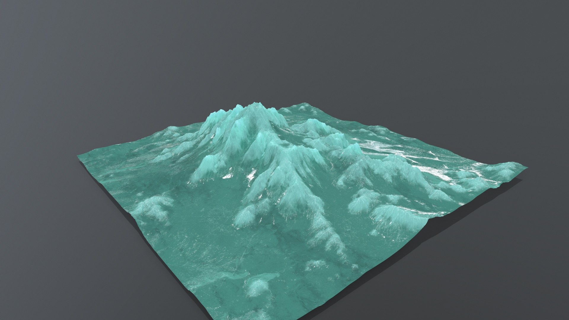 Snow Mountain model - TurboSquid 1982788
