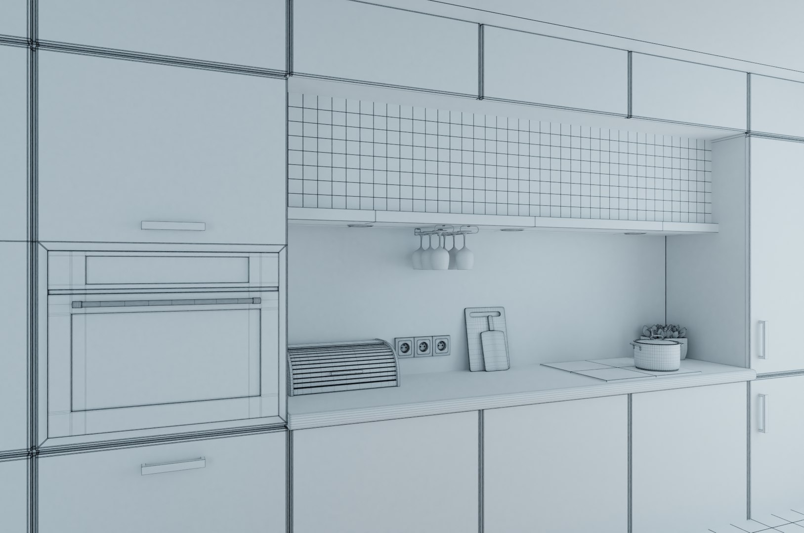 Modern Kitchen 3D - TurboSquid 1676074
