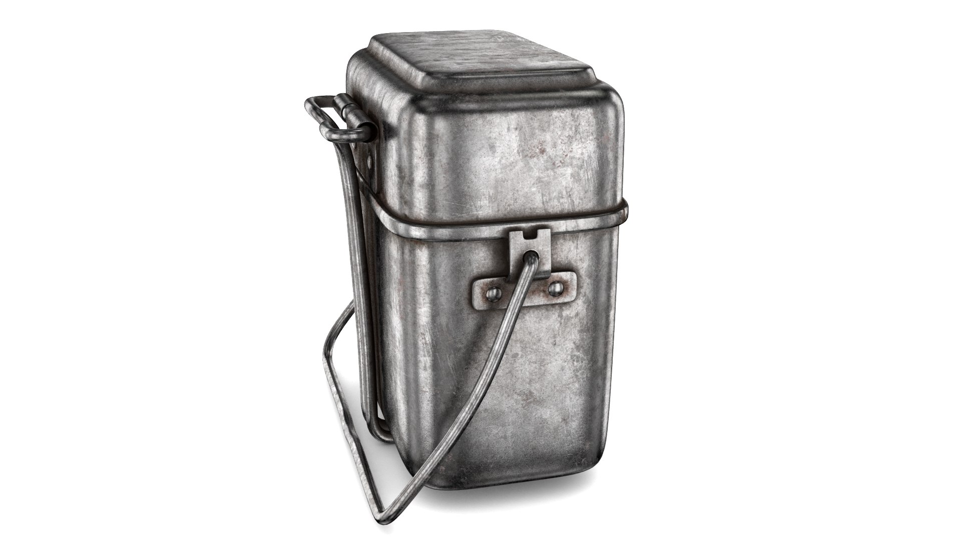 3D old lunch box model - TurboSquid 1544580