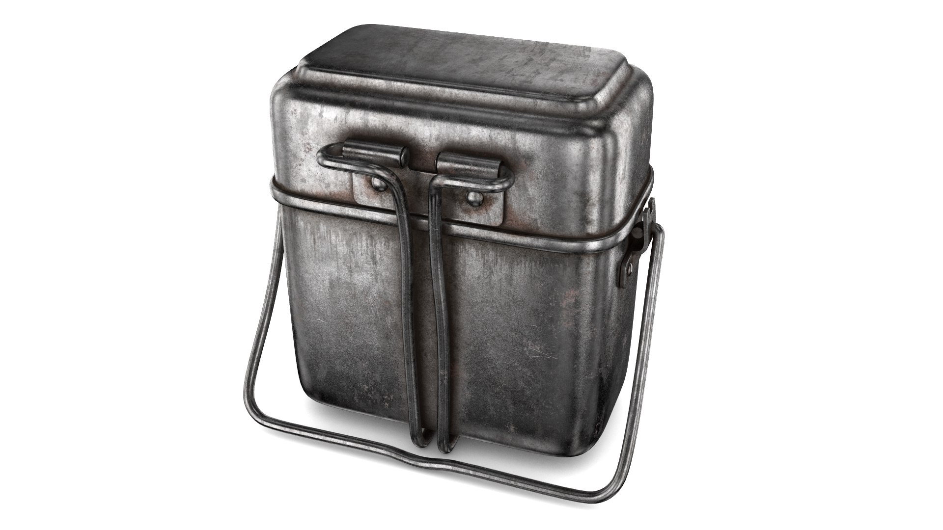 3D old lunch box model - TurboSquid 1544580
