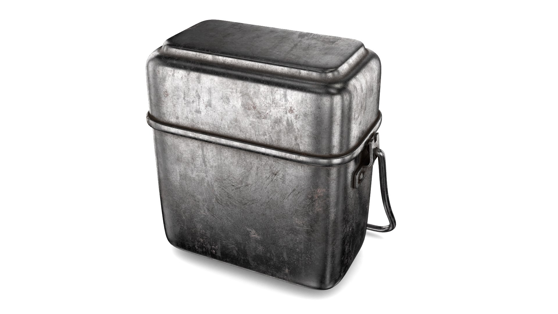 3D old lunch box model - TurboSquid 1544580