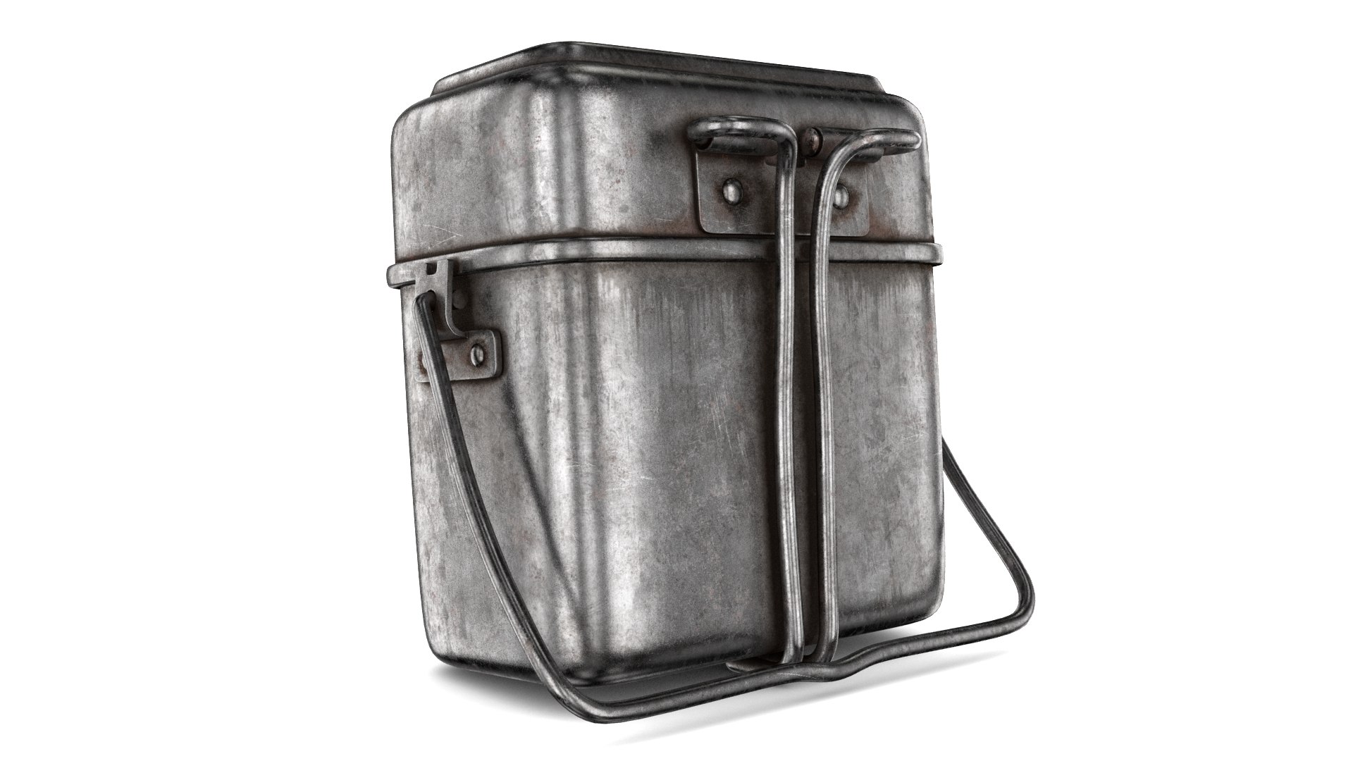 3D old lunch box model - TurboSquid 1544580