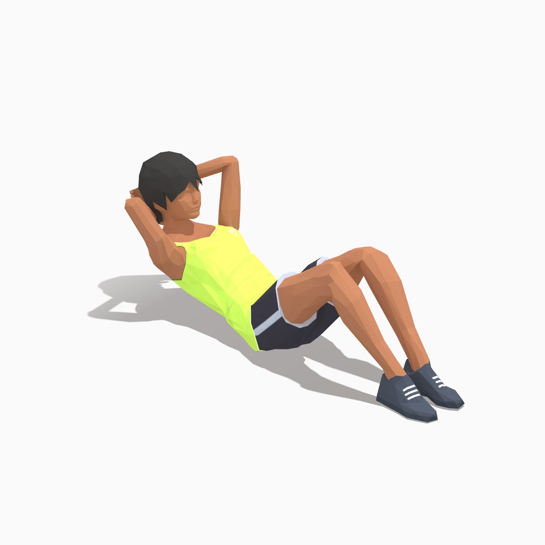 3D exercise woman - TurboSquid 1672483