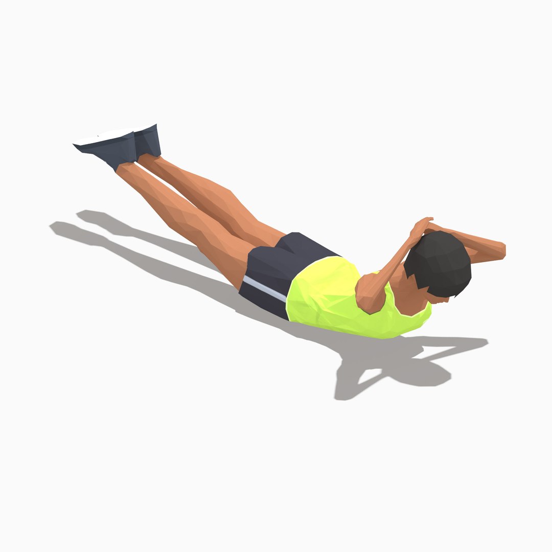 3D exercise woman - TurboSquid 1672483