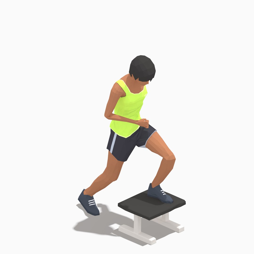 3D Exercise Woman - TurboSquid 1672483