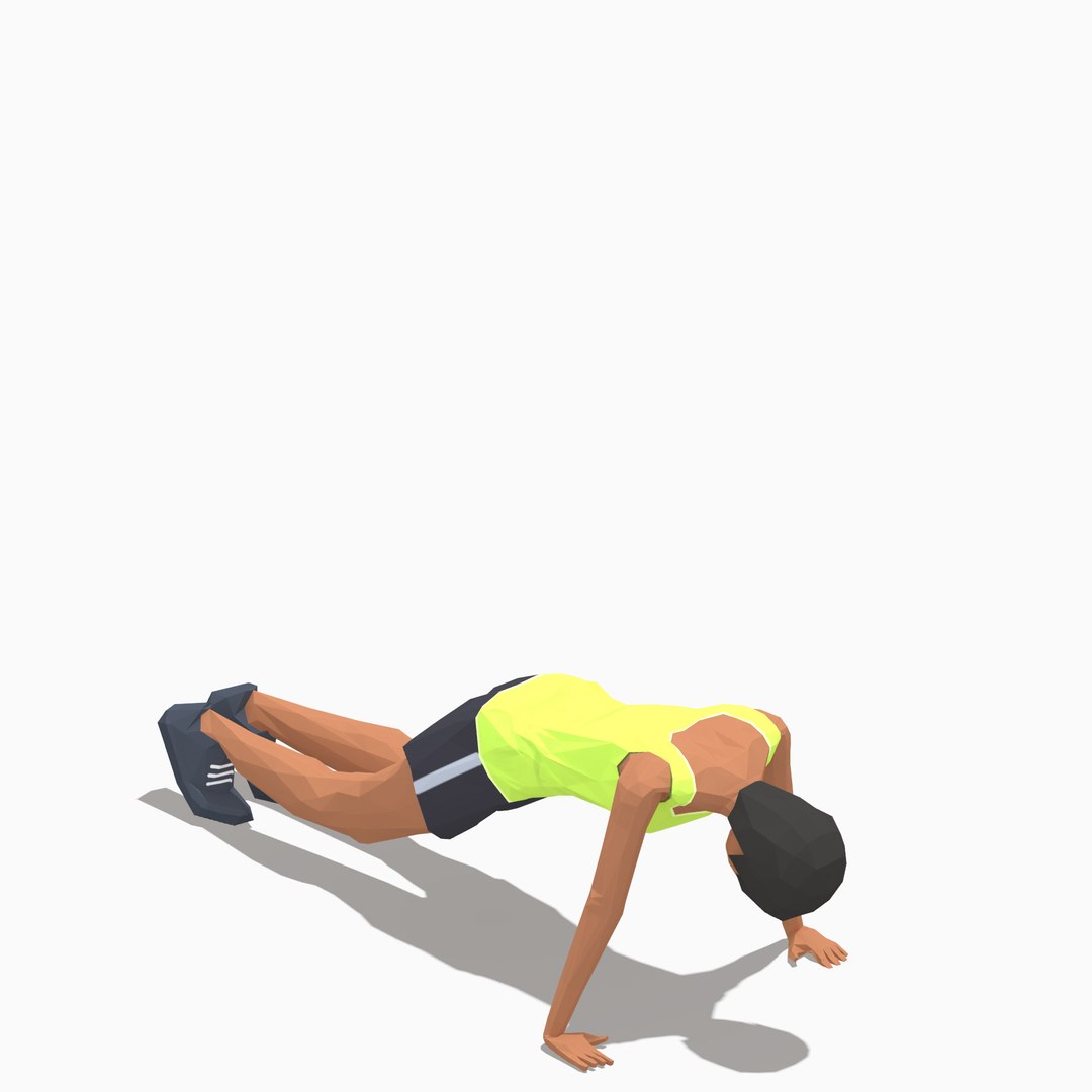 3D exercise woman - TurboSquid 1672483