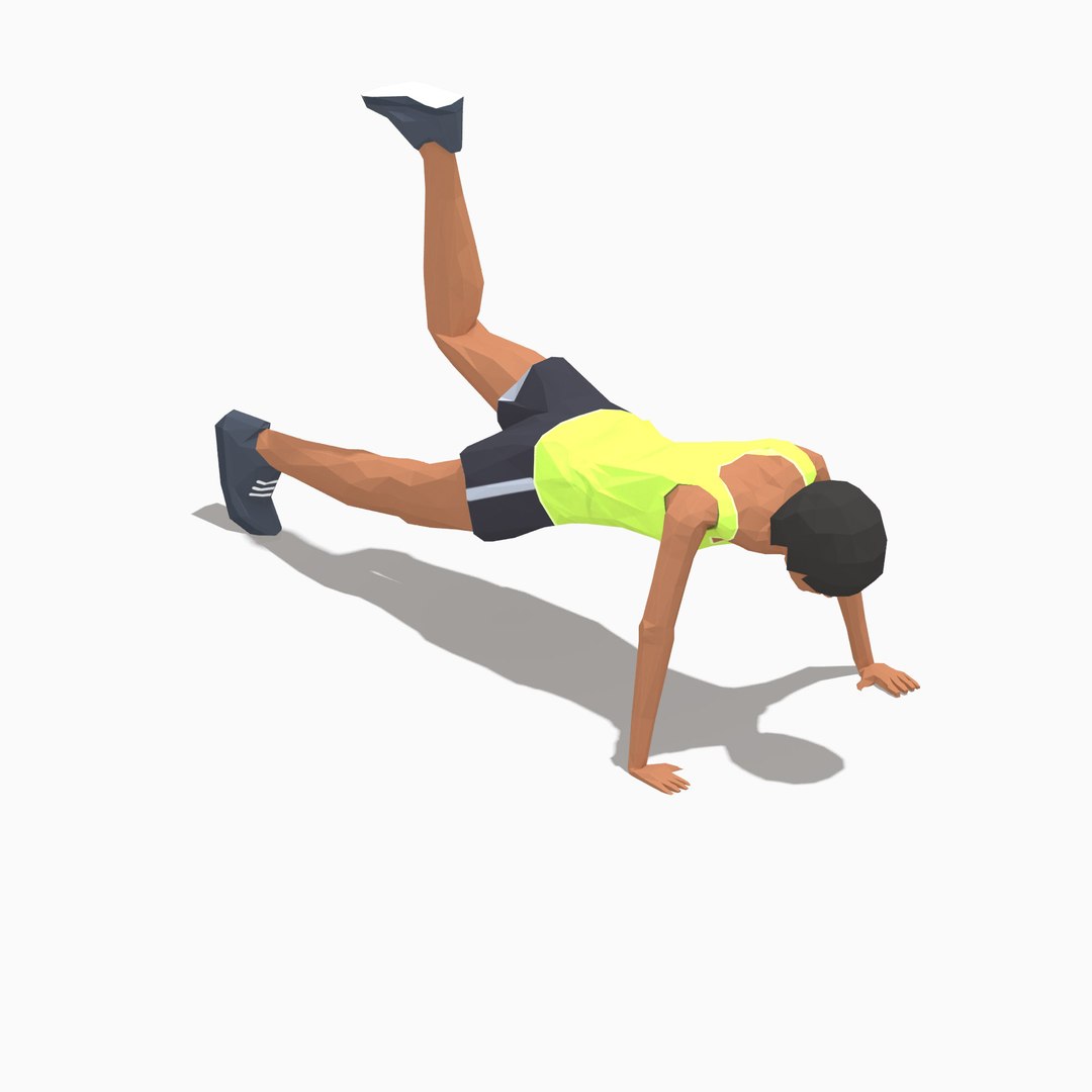 3D exercise woman - TurboSquid 1672483