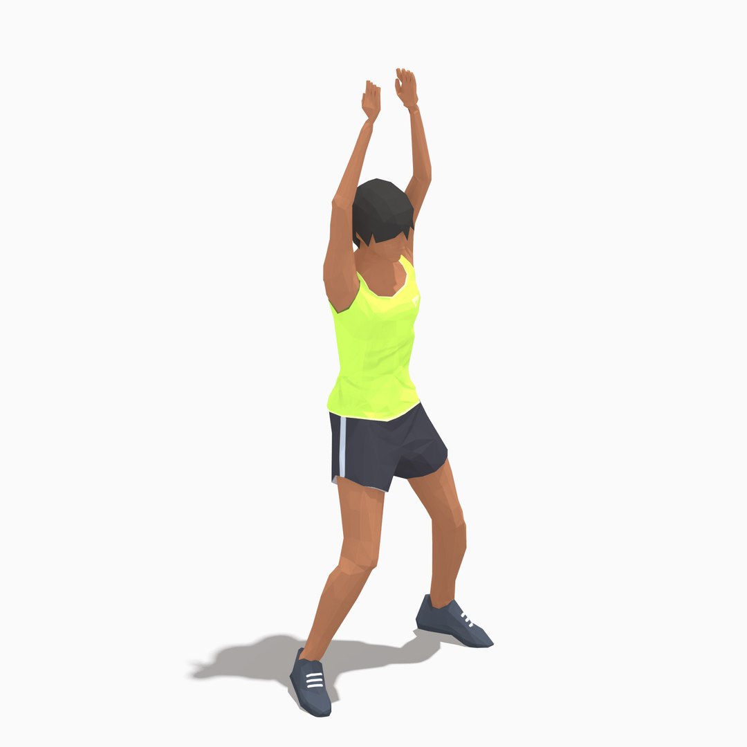 3D Exercise Woman - TurboSquid 1672483