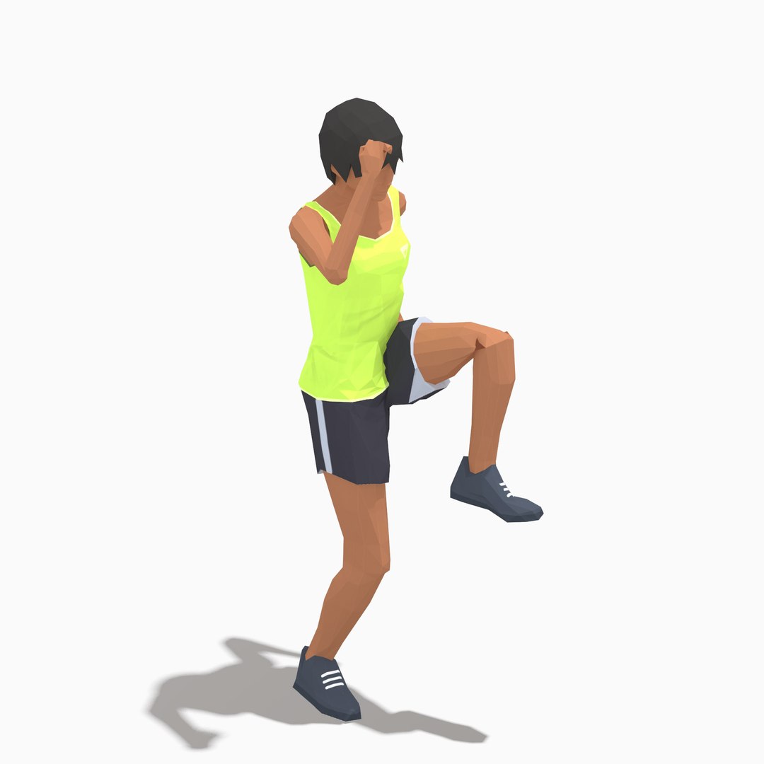 3D exercise woman - TurboSquid 1672483