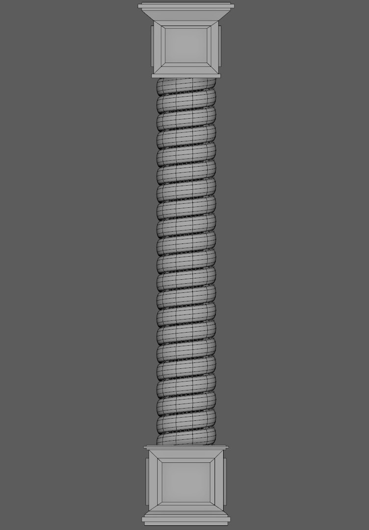 3D Model Column Fantasy - TurboSquid 1260731