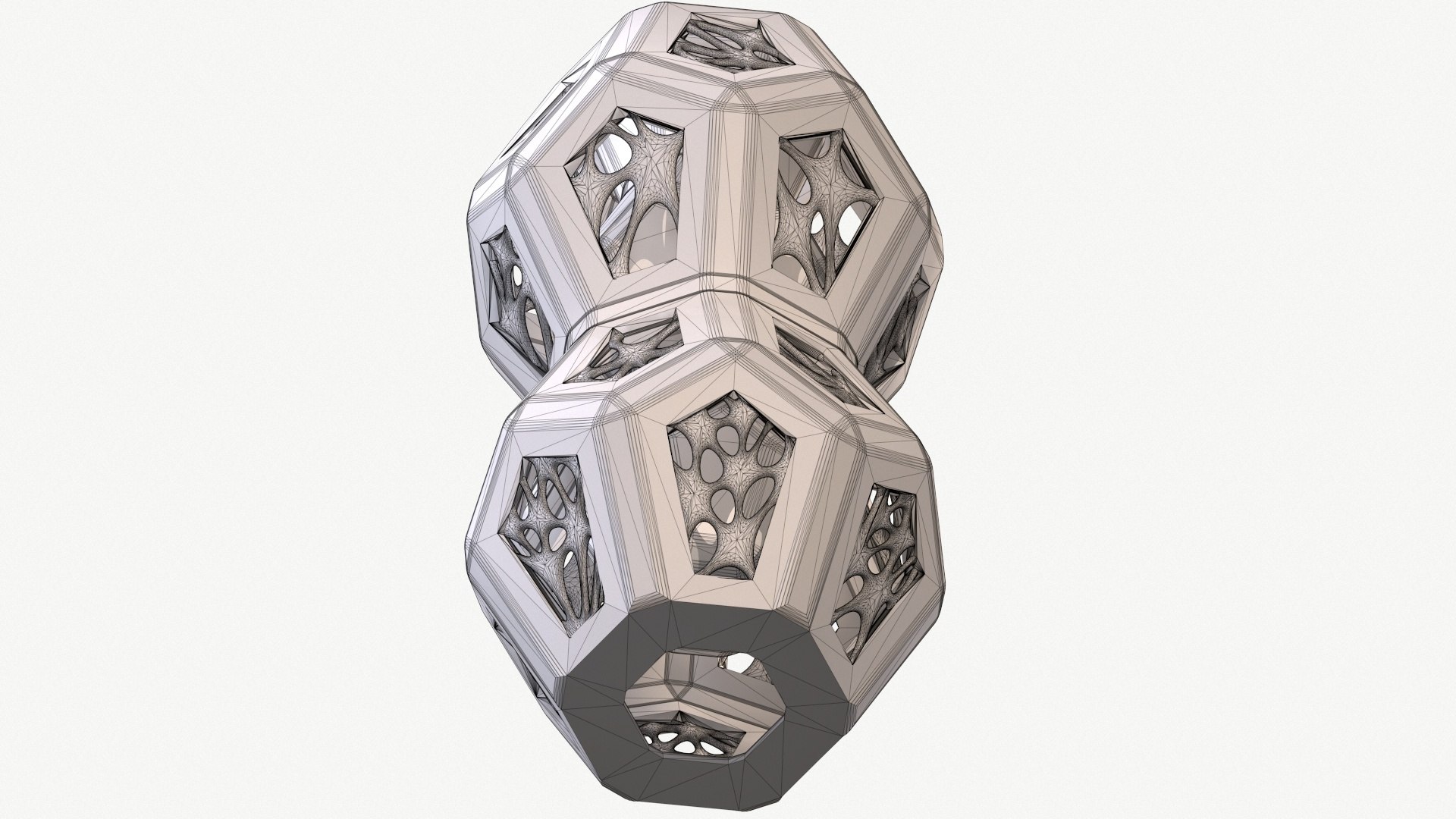 Hexa-penta flower vase 3D model - TurboSquid 1665603