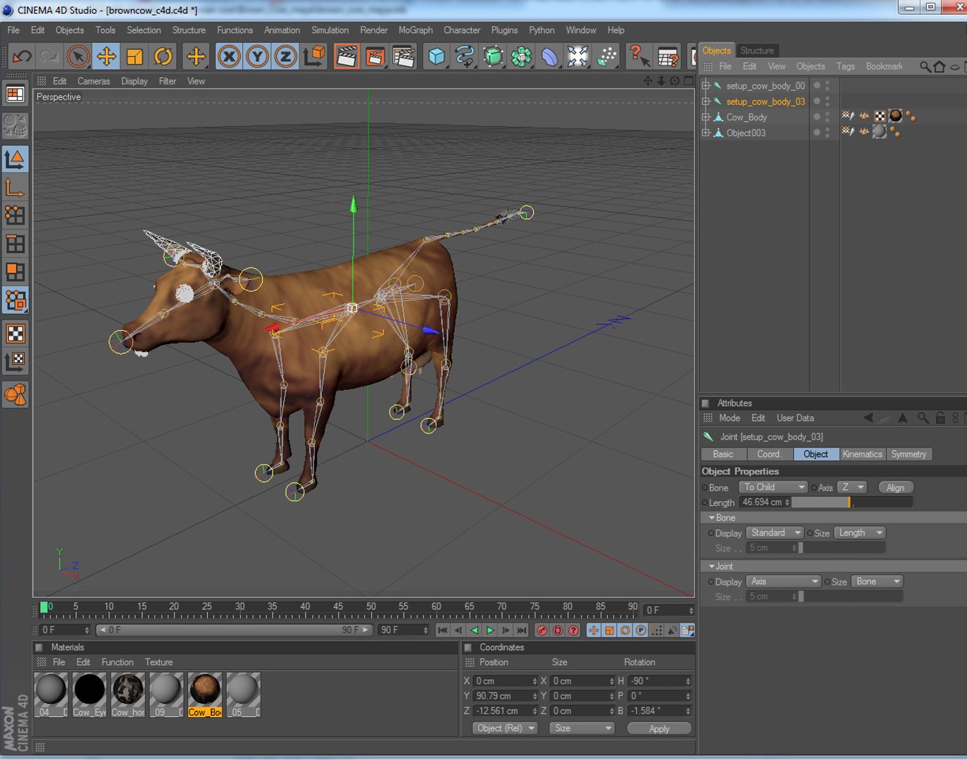3D Brown Cow Model - TurboSquid 1176039