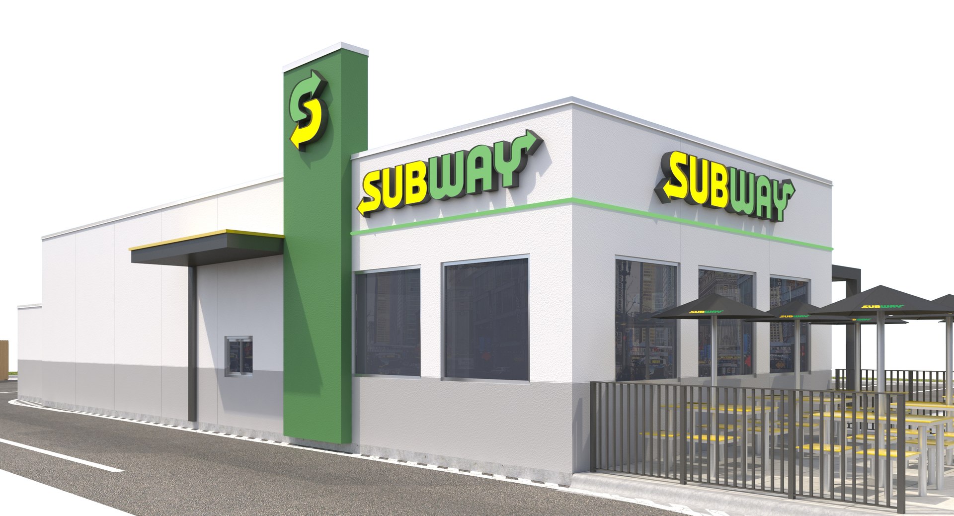 Exterior Subway Site 3D Model - TurboSquid 1245400