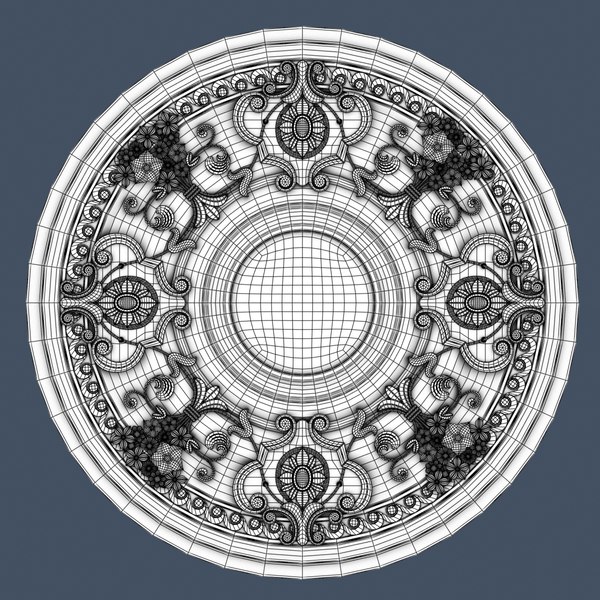 ceiling medallion 3d model