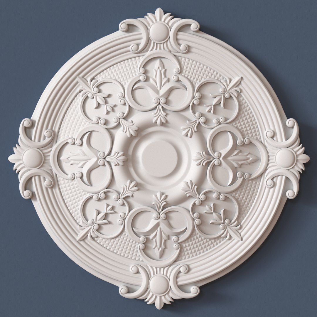 Ceiling Medallion 3d Model