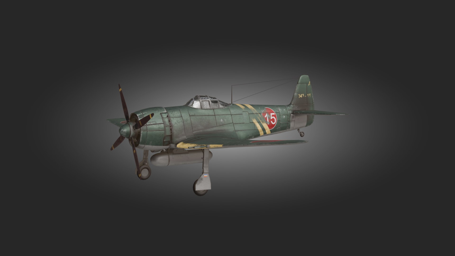 V-175 Zero Fighter Jet WWII 3D Model Model - TurboSquid 2316884